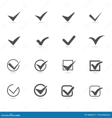 Set Of Checkmark Icon Stock Illustration Illustration Of Quality