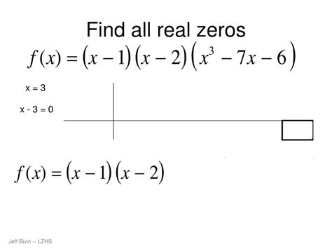 Ppt Finding Zeros Of Polynomials Powerpoint Presentation Free