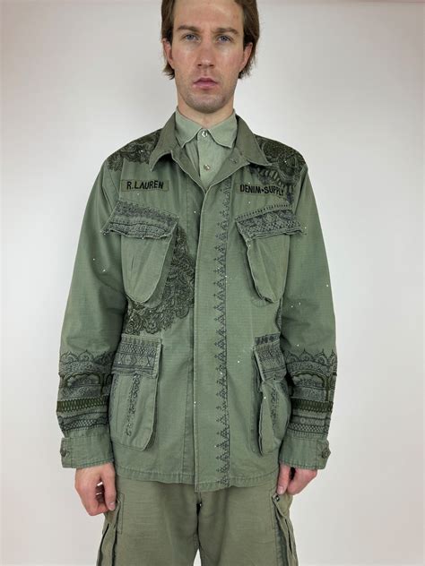 Denim Supply Ralph Lauren M65 Jacket Mens Size Xl Etsy