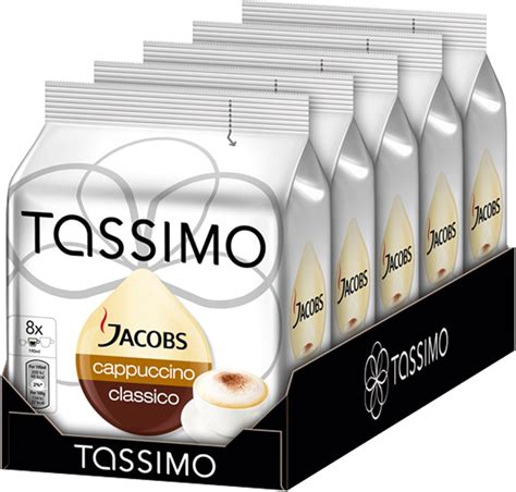 TASSIMO Jacobs Cappuccino café dosettes à café souples T Discs