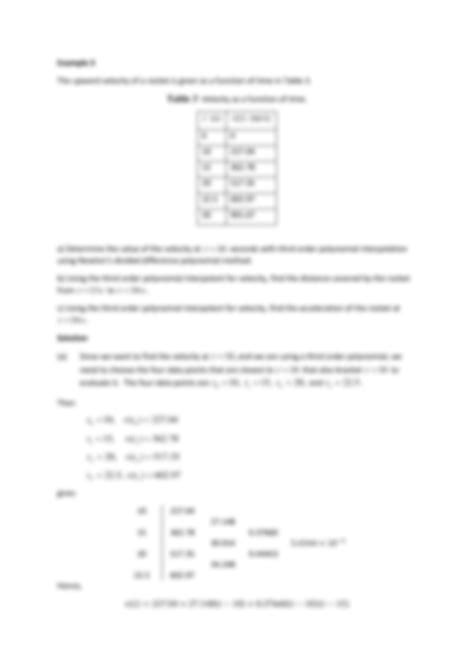 SOLUTION Newton Divided Difference Notes With Examples Studypool