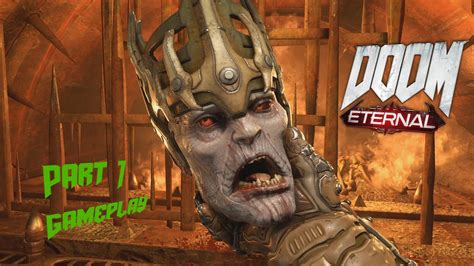 Doom eternal part 1 gameplay hindi hell on earth walkthrough - YouTube