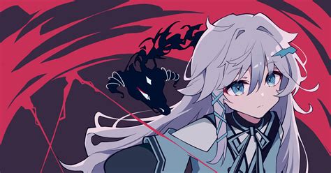 Girl Illustration White Hair Commission Pixiv