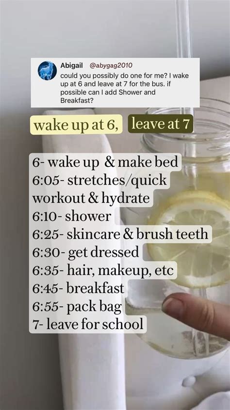 Back To School Morning Routine Productive That Girl Motivation Aesthetic Requests In 2022