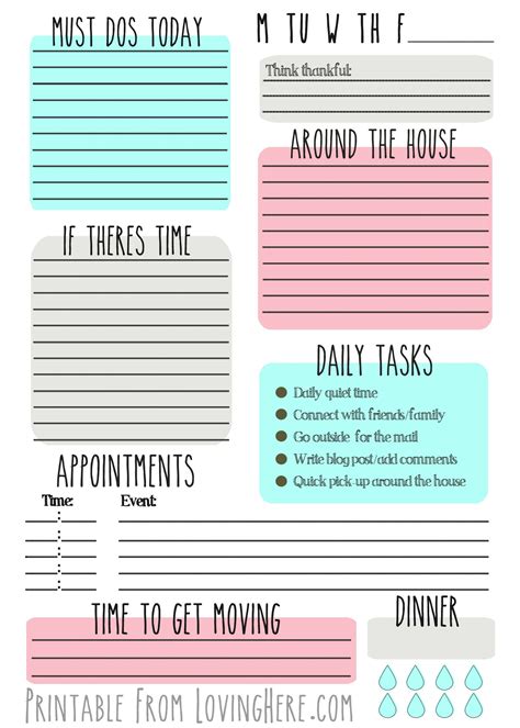 To Do List Printable