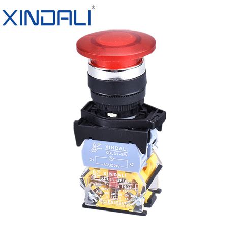xdl31 cwc45 plastic emergency light spring return push button switch china push button and