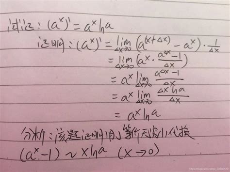 证明指数函数的导数 a x ` a xlna a x a xlna a 0 证明 csdn博客