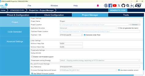 solved duplicate system stm32g0xx c file after regenerati stmicroelectronics community