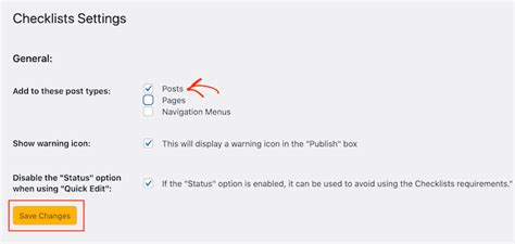 how to add a blog post checklist to the wordpress editor