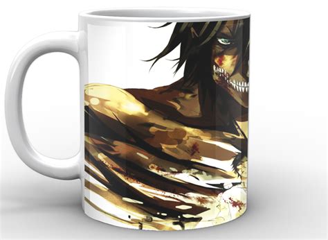 Кружка Geek Land белая Атака Титанов Attack On Titan промо взгляд At 02