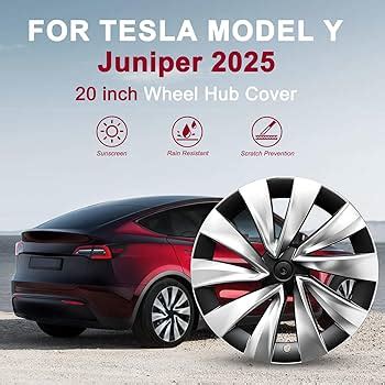 Matte Black Tesla Wheel Protectors Model Y Wheel Covers 20 Inch Matte