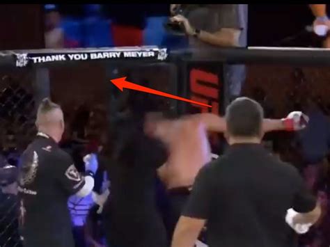 An Mma Event Descended Into Chaos When A Fighter Left The Cage After