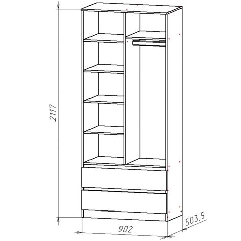 Купить Шкаф 2 х ств НЦ 01 Ницца в Ростове на Дону отличные цены на распашные шкафы Интернет