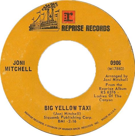 Joni Mitchell Big Yellow Taxi Releases Discogs
