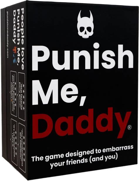 Punish Me Daddy Adult Party Game Hilariously Embarrassing Easy To Learn