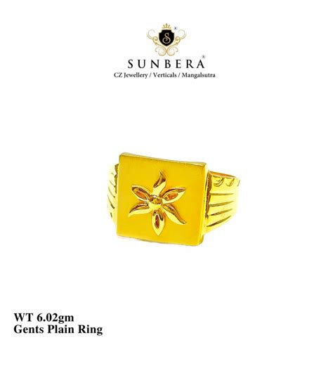 Male New Design Gents Gold Ring Plain At Rs 7356gram In Mumbai Id