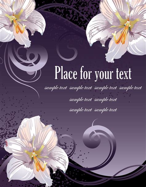 텍스트 공간 벡터 릴리 디자인 Ai Eps Uidownload