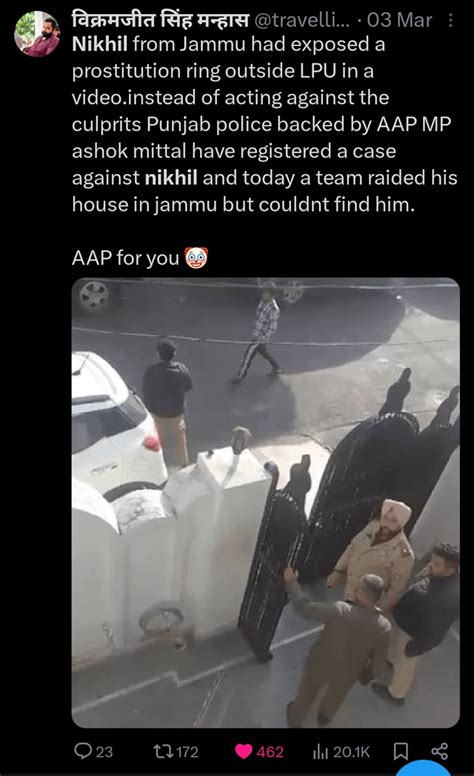 Nikhil The Boy Who Exposed Prostitution Ring In Lpu Has Been Arrested