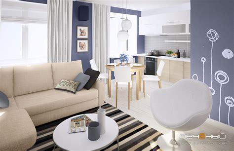 Дизайн гостиной «Печёный