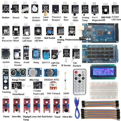 Mega2560 R3 40 Sensor Modules Starter Kit Iic 204 2004 Lcd Display For