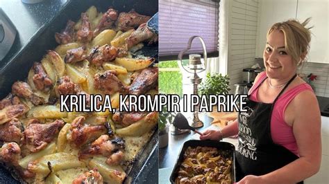 DANAS PRAVIMO KRILICA KROMPIR I PAPRIKU YouTube