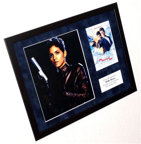 James Bond 007 Die Another Day Halle Berry Jinx Premium Framed