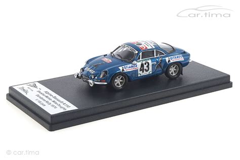 Alpine Renault A110 Bandama Rallye 1974 Mehta Doughty Trofeu 1 43