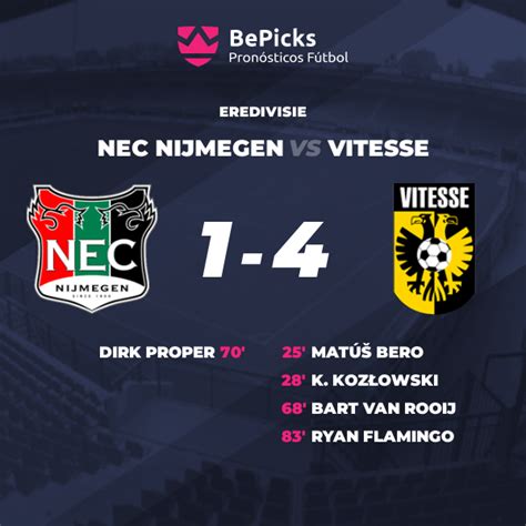 Nec Nijmegen Vs Vitesse Pronósticos Cuotas Previa Y Predicciones