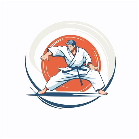 Premium Vector Taekwondo Icon Vector Illustration Of A Taekwondo