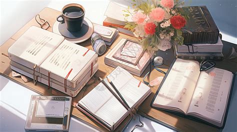 杂乱的桌子插画图片下载 正版图片600893127 摄图网