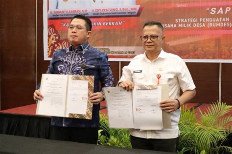 Dorong BUMDes Aktif Dinas PMD Cetuskan Inovasi SAPEDA Kaltengdaily