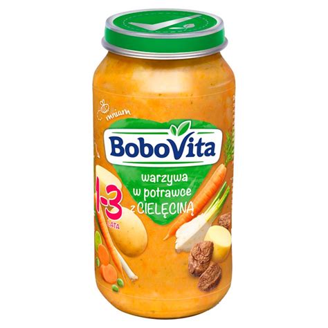 BoboVita Warzywa w potrawce z cielęciną po 12 miesiącu 250 g Torimpex