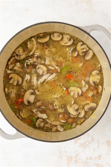 Creamy Chicken And Mushroom Soup The Blond Cook