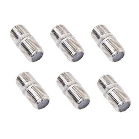 Coaxial Cable Connector Rg6 Coax Cable Extender F Type Gold Plated