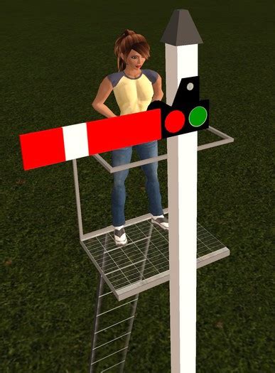 Second Life Marketplace Semaphore Signal Red