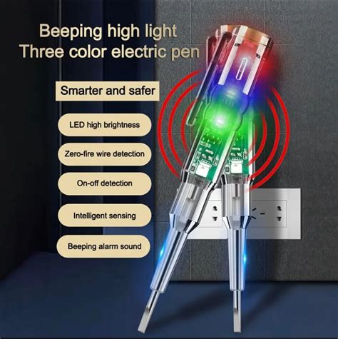 Kontrol Kalemi Işıklı Sesli Temassız Kopuk Faz Kontrolü