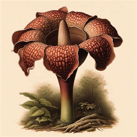 Rafflesia Arnoldii In 2024 Art Competition Ideas Raflesia Arnoldi