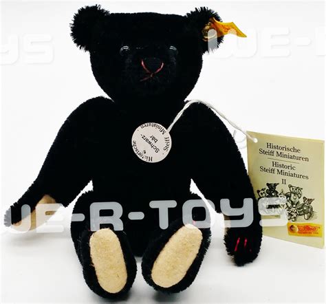 Steiff Historic Miniature Series Ii Schwarzbär Black Bear Teddy 1907
