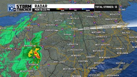 Stormtracker Radar 1023pm Large Area Of Showers Tstorms Moving Ne