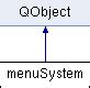 Menusystem Class Reference