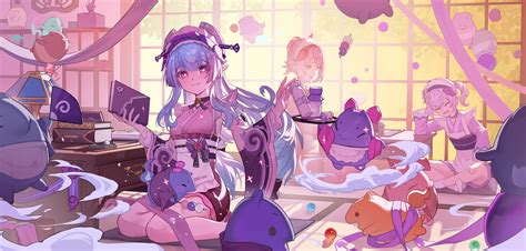 Kokuto Mikiya Hyakujitsuhaku Shion Shiba Murasaki Yumemizuki Mizuki Genshin Impact Chinese