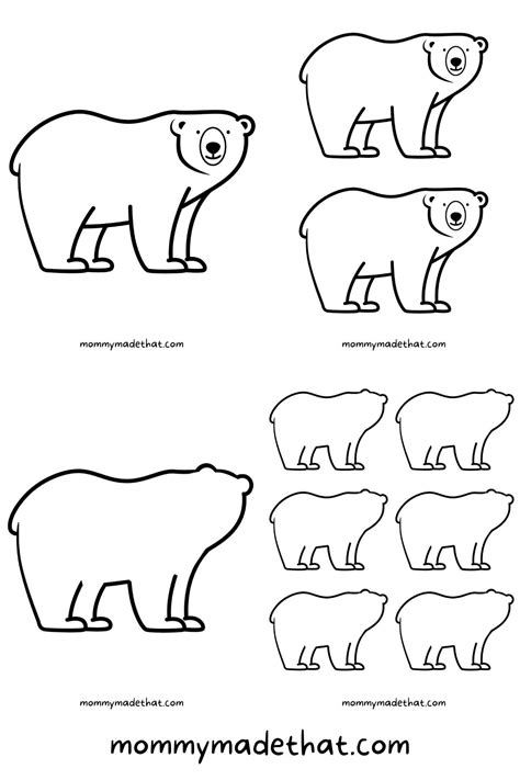 Polar Bear Templates