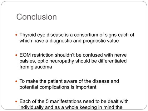 Thyroid Eye Disease Case And Discussion Pptx
