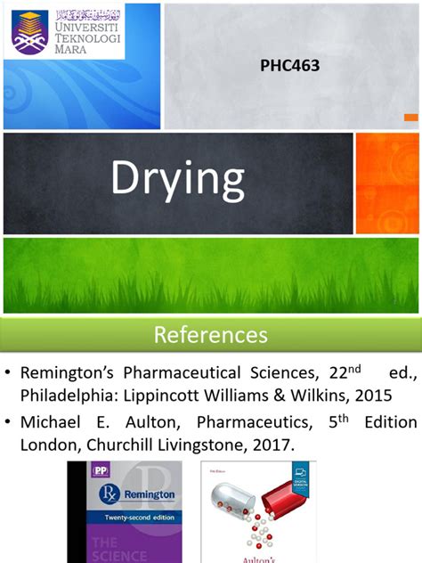 Drying Pdf Convection Chemistry