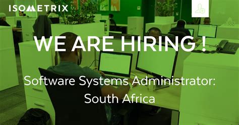 Isometrix Software On Linkedin Wearehiring Itjobs Sajobs