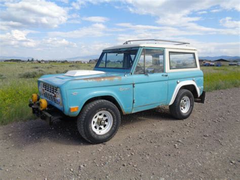 1968 Ford Bronco 4x4 Original Paint Survivor Barn Find Patina Ranger