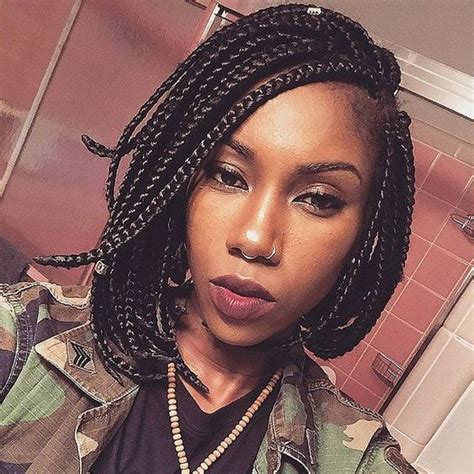 30 Amazing Bob Box Braids Hairstyles According To Demand New Natural Hairstyles