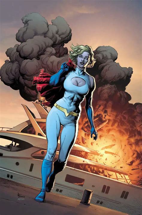 Power Girl 1 Cover By Gary Frank R Powergirl