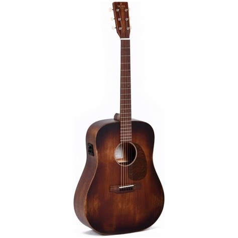 Электроакустическая гитара Sigma DM-15E-AGED (Fishman Presys II ...