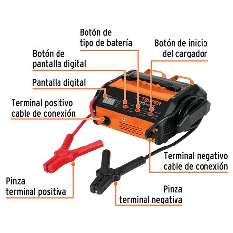 Cargador Automatico De Baterias 6 12v 50a Truper Expert Ingecom